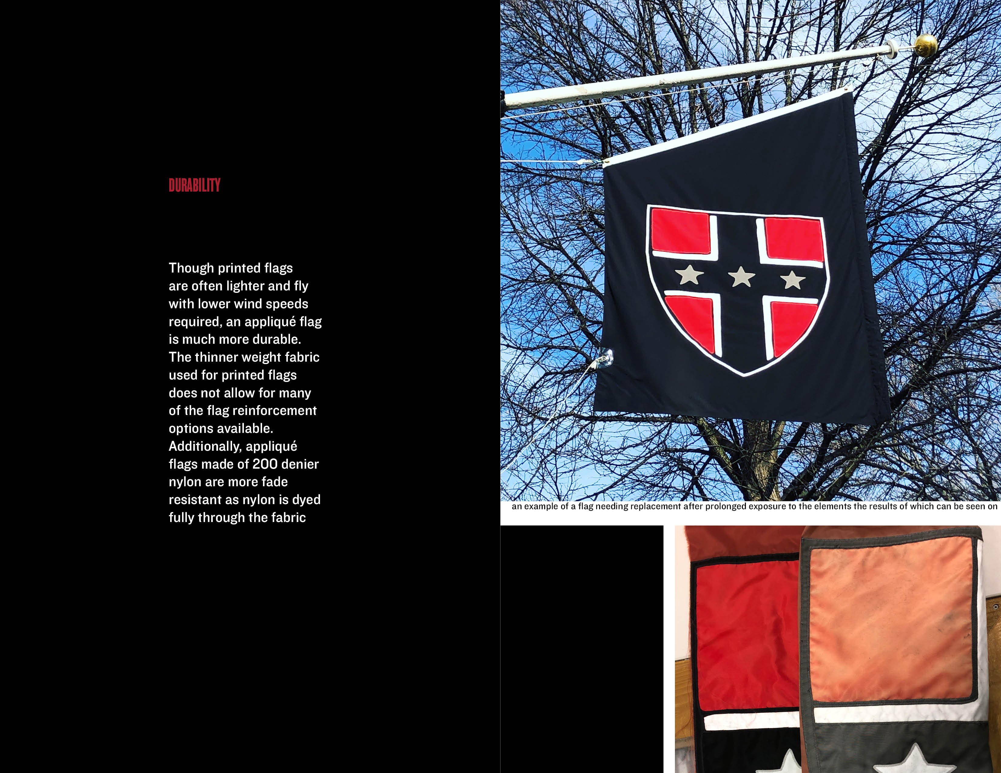 Benefits of Applique Flags