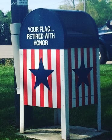 How To Correctly Retire an American Flag